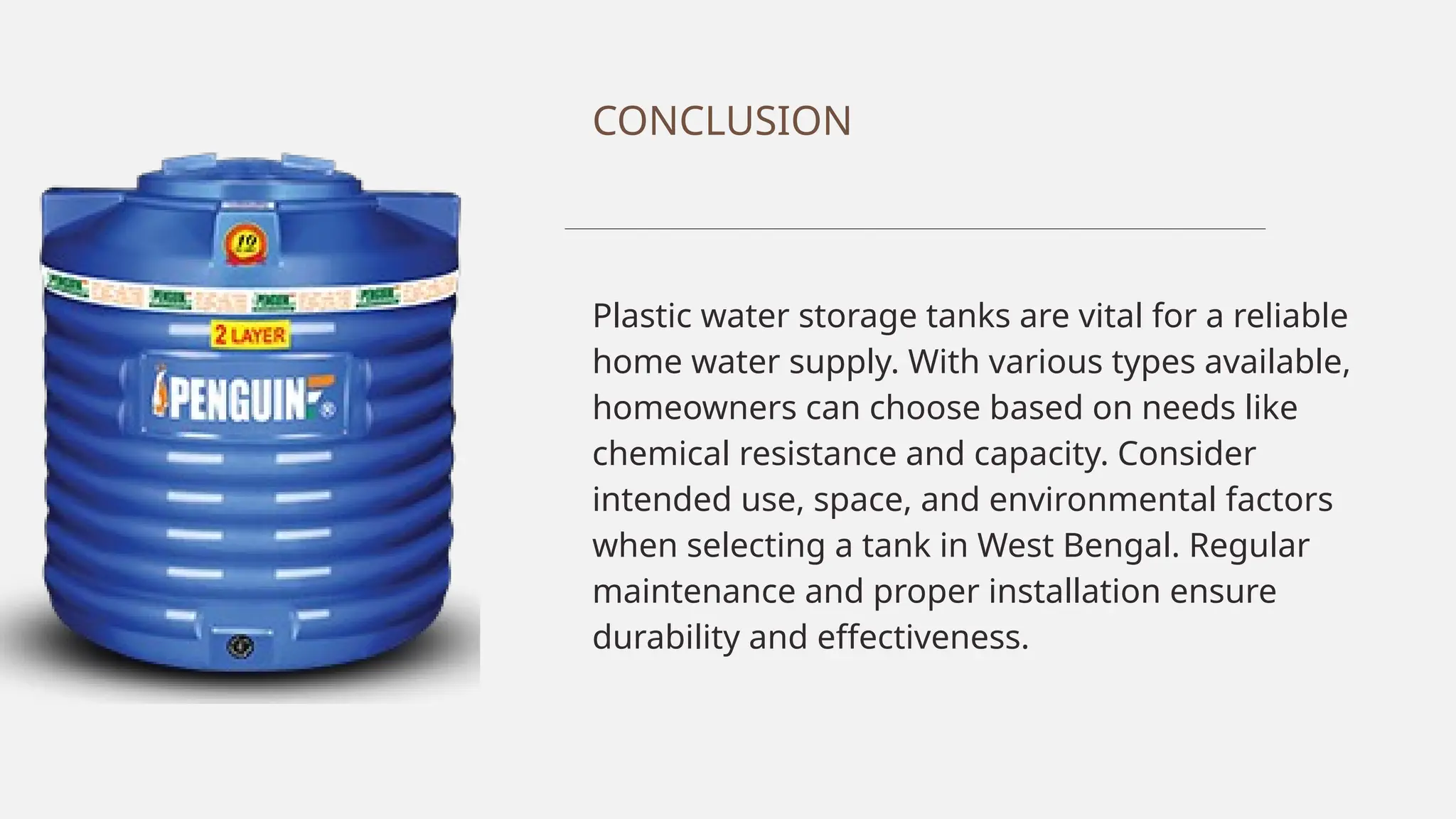 Exploring Common Plastic Water Storage Tanks for Home Use.pptx
