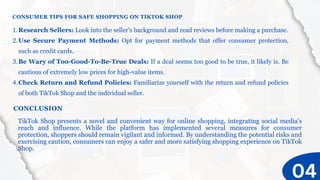 Exploring Consumer Protection Is TikTok Shop Safe for Online Shoppers | PPT