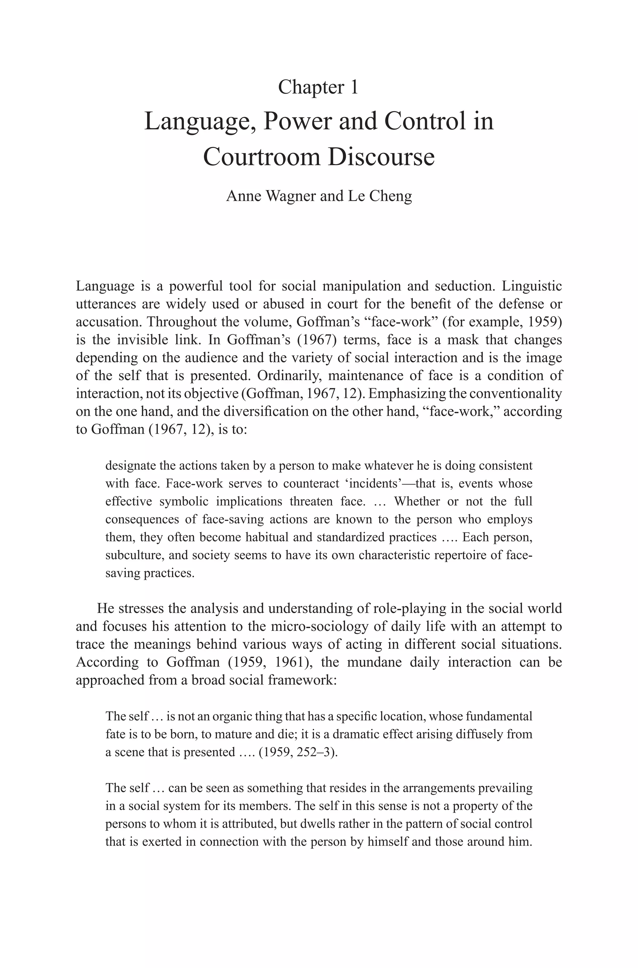 Exploring courtroom discourse_ch1 | PDF