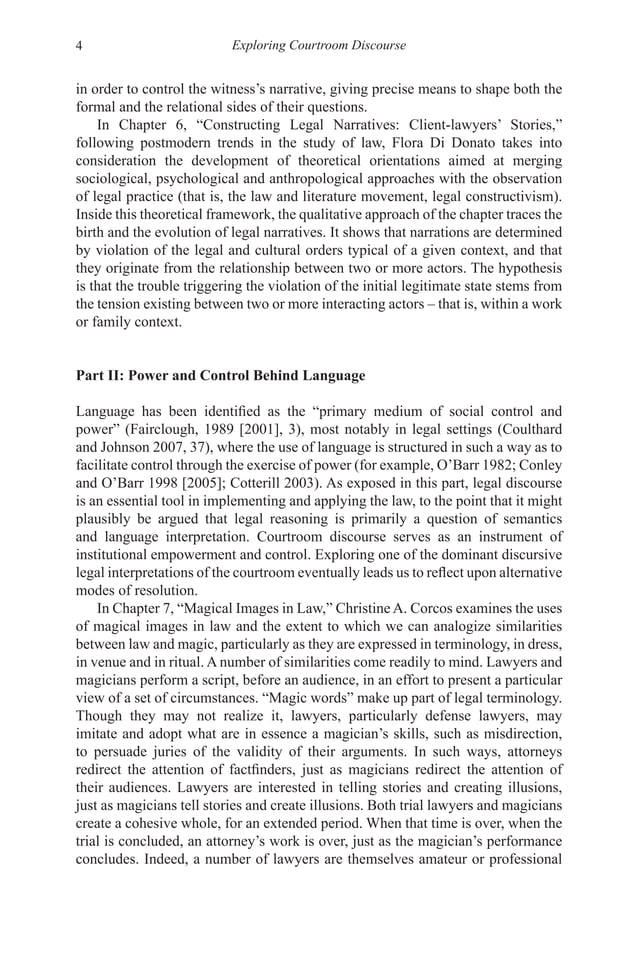 Exploring courtroom discourse_ch1 | PDF | Law