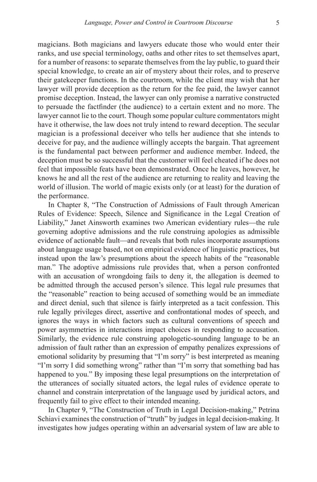 Exploring courtroom discourse_ch1 | PDF | Law