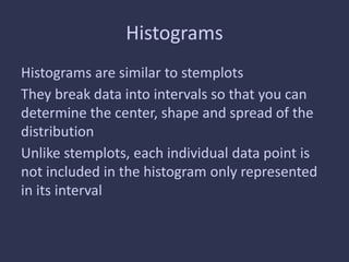 Exploring data histograms | PPT