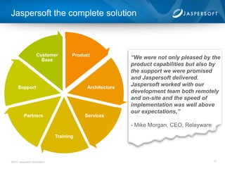 Exploring Data with Jaspersoft | PPTX | Databases | Computer Software and Applications