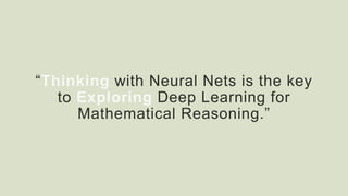 Exploring Deep Learning for Mathematical Reasoning.pptx
