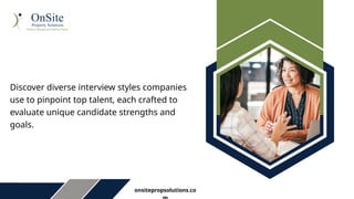 Exploring Different Interview Formats: What to Expect During Your Job ...