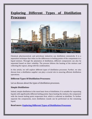 Exploring Different Types of Distillation Processes.pdf