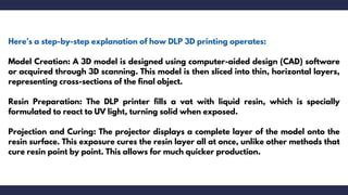 Exploring Digital Light Processing (DLP) in 3D Printing An In-Depth ...
