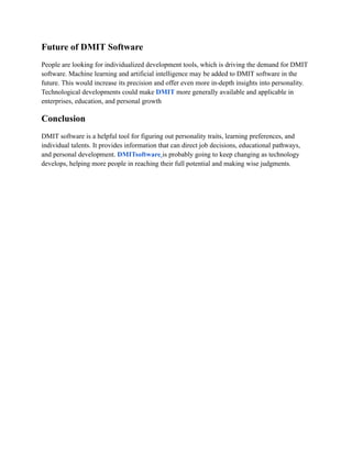 Exploring DMIT Software_ Understanding its Benefits and Applications ...