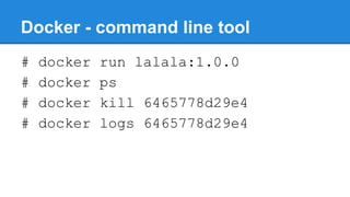 Exploring Docker at Gilt | PPT
