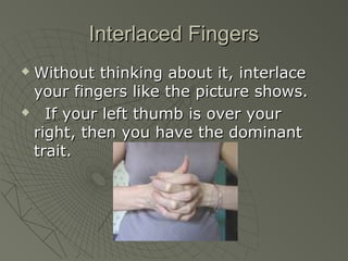 Exploring dominant and recessive traits | PPT