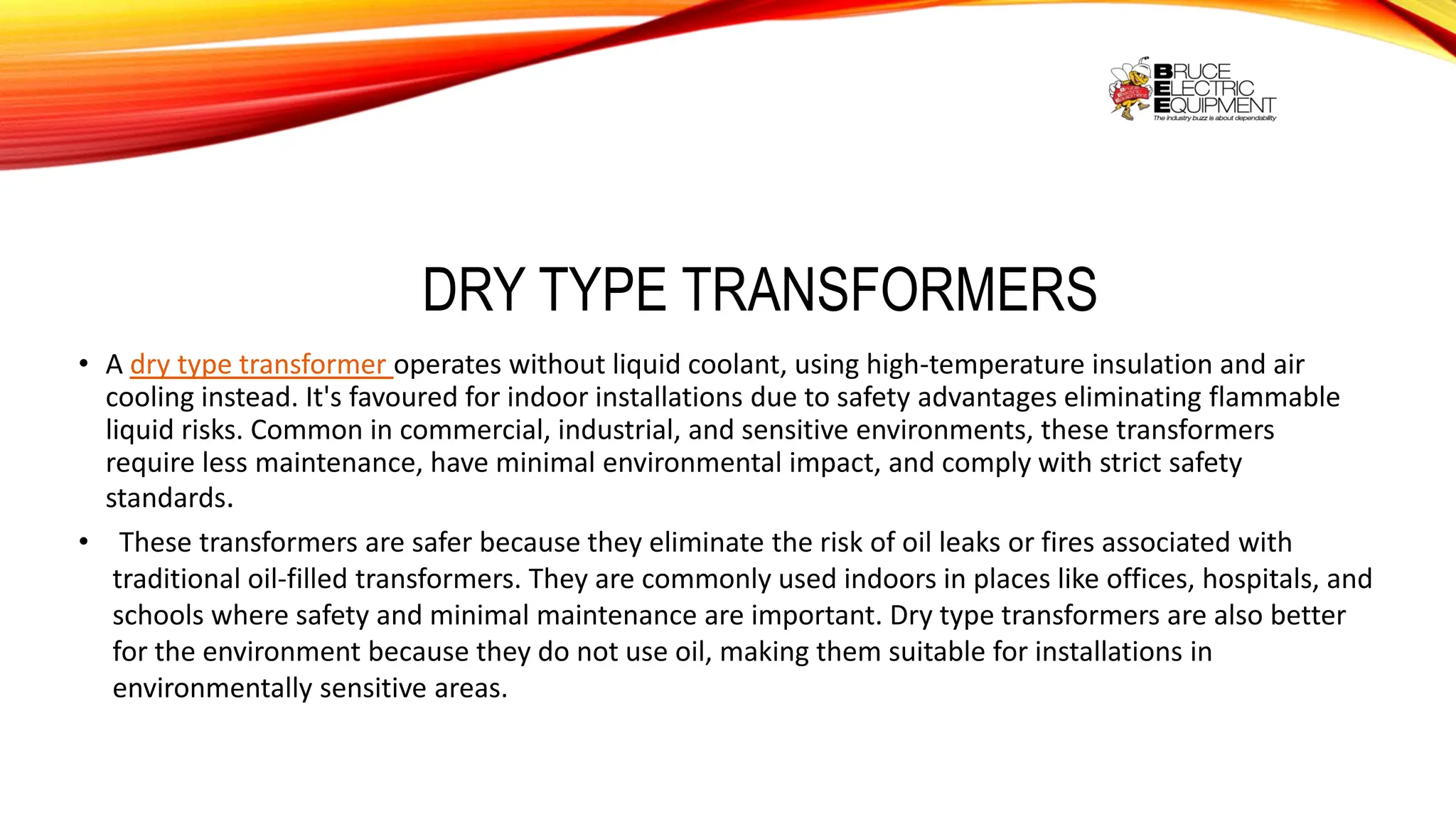 Exploring Dry Type Transformers and their Definition,.pptx