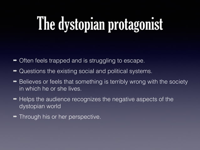 Exploring dystopian characteristics through film | PPT