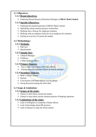 Exploring employee retention strategies of BRAC bank ltd. | PDF