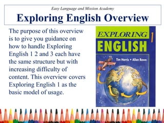 Exploring English 1 Teaching Ideas | PPTX