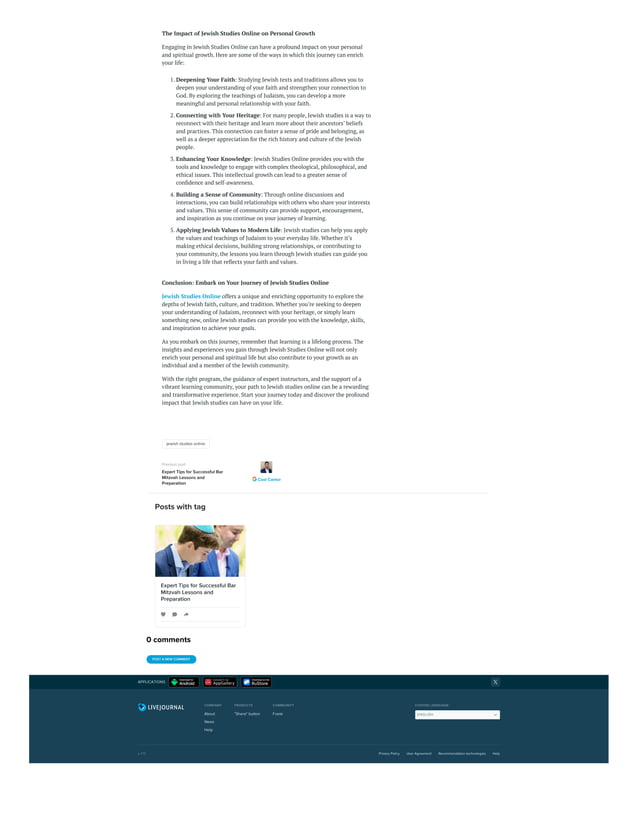 Exploring Faith and Culture Your Path to Jewish Studies Online | PDF