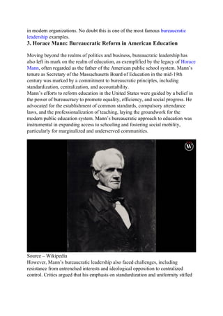 3 Famous Bureaucratic Leadership Examples: Lessons from History | CIO Women Magazine | PDF