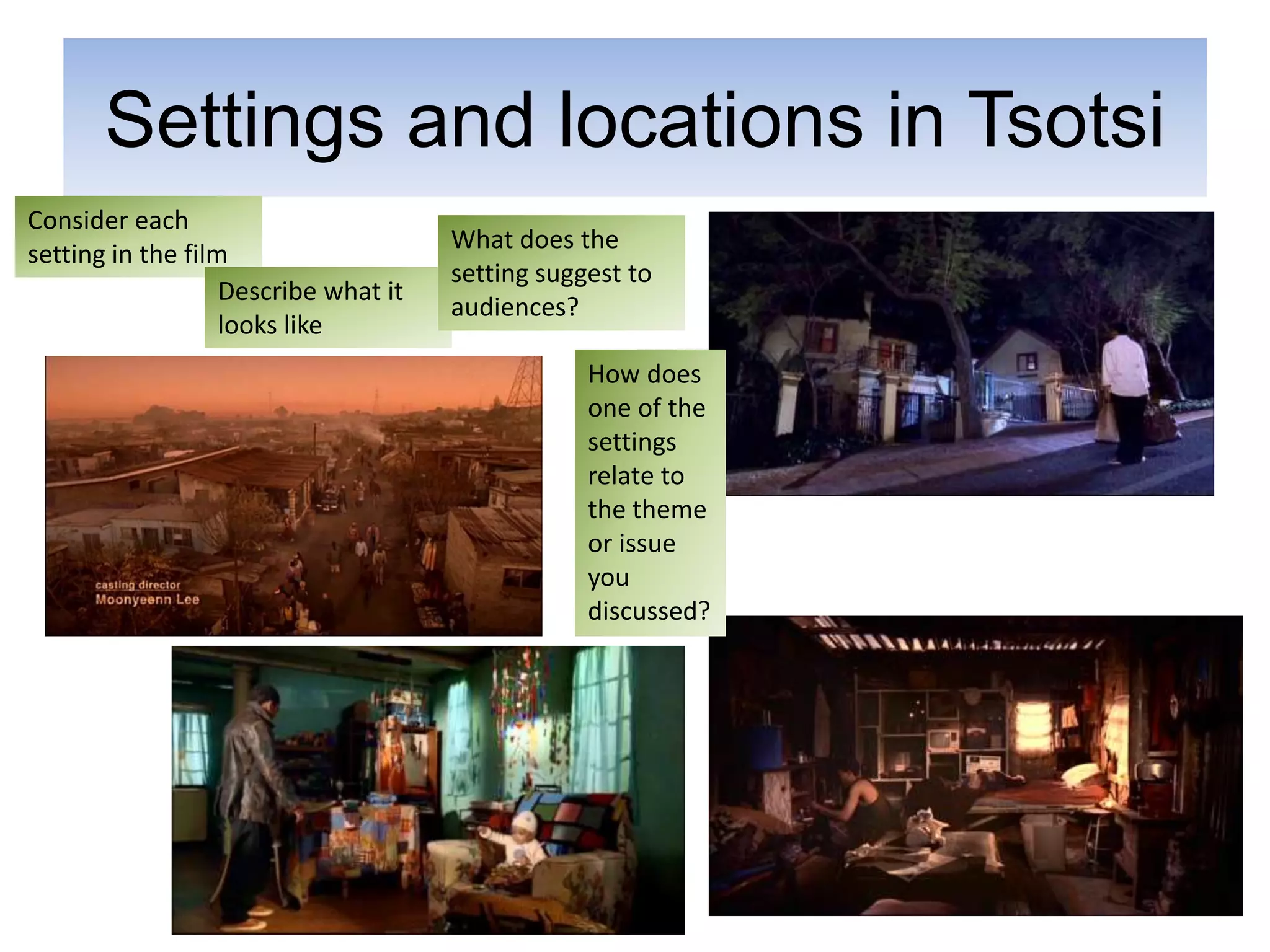 Tsotsi Revision | PPTX