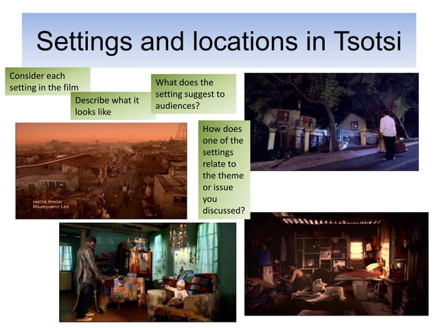 Tsotsi Revision | PPTX