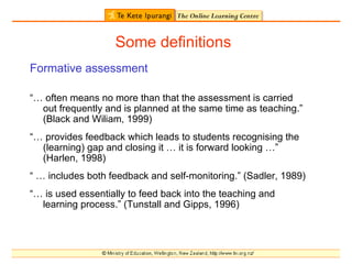 Exploring formative assessment | PPT