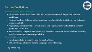 Exploring Future Trends in Machine Learning | IABAC | PPT