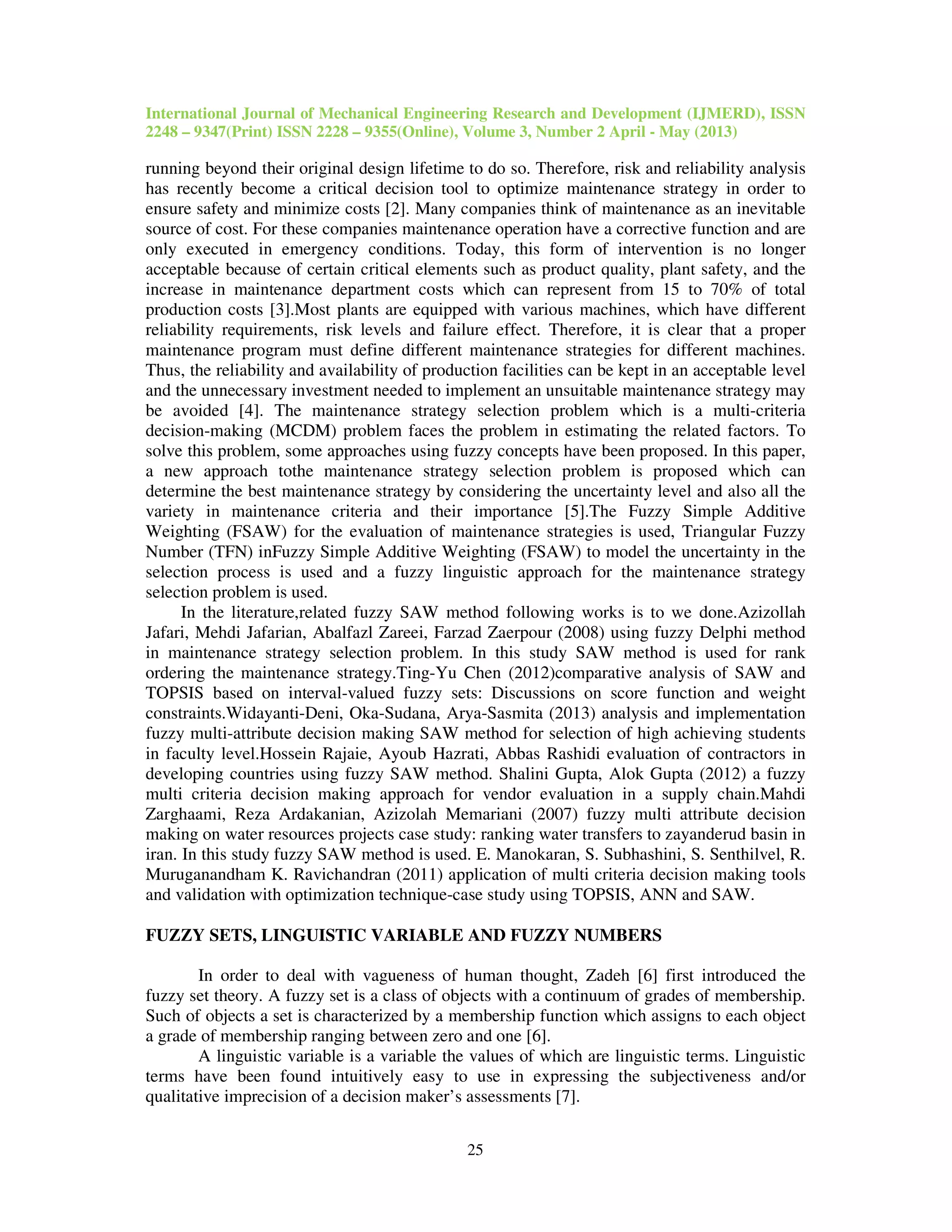 Exploring fuzzy saw method | PDF