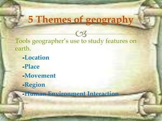 Exploring geography | PPTX | Geography | Science