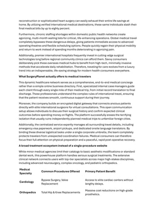 Exploring Global Medical Tourism: Pathways to Exceptional International ...