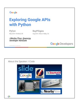 Exploring Google APIs with Python | PDF | Free Download