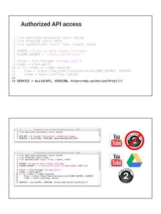 Exploring Google APIs with Python | PDF | Free Download