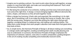 Exploring Harmony Principle of Design | Artiegenius | PPTX | Design ...