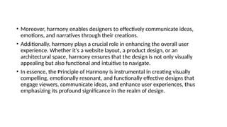 Exploring Harmony Principle of Design | Artiegenius | PPTX | Design ...