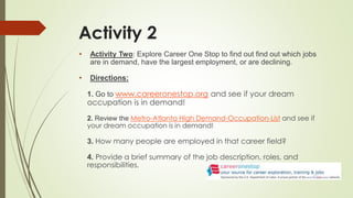 Exploring High Demand Careers | PPTX