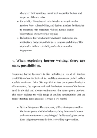 Cultural and Folklore Horrors | PDF