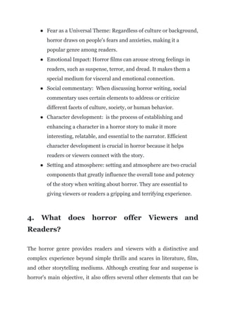 Cultural and Folklore Horrors | PDF