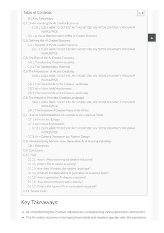 Exploring How AI is Transforming the Creative Industries | PDF