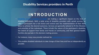 Exploring how disability service providers and the NDIS.pptx