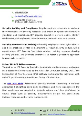 Exploring ICT Security Specialist 262112 in Australia.pptx