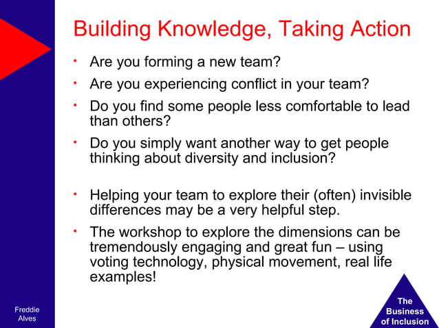 Developing Inclusive Leaders - Exploring Invisible Diversity | PPT