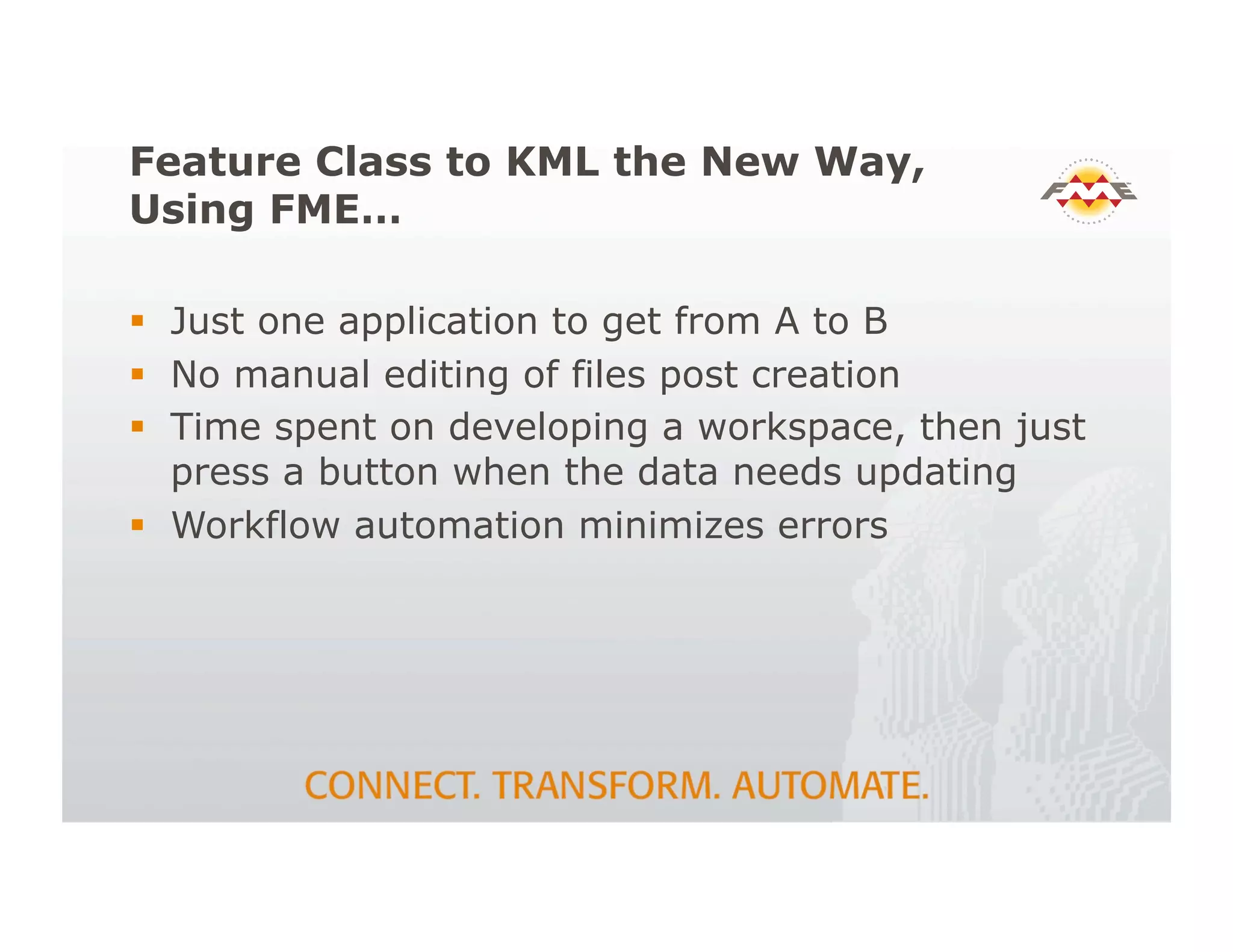 Exploring KML Transformers | PPT