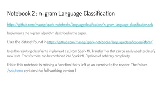 Exploring language classification with spark and the spark notebook