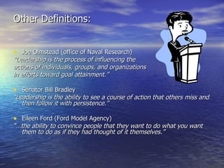 Exploring Leadership | PPT