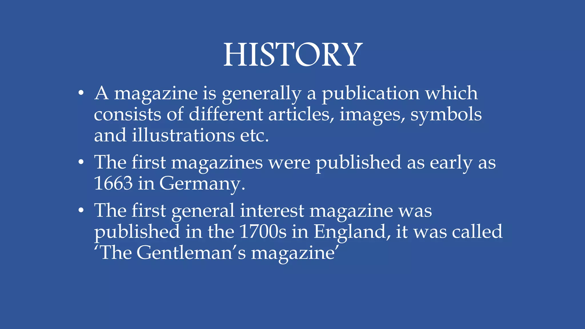 Exploring magazines | PPTX