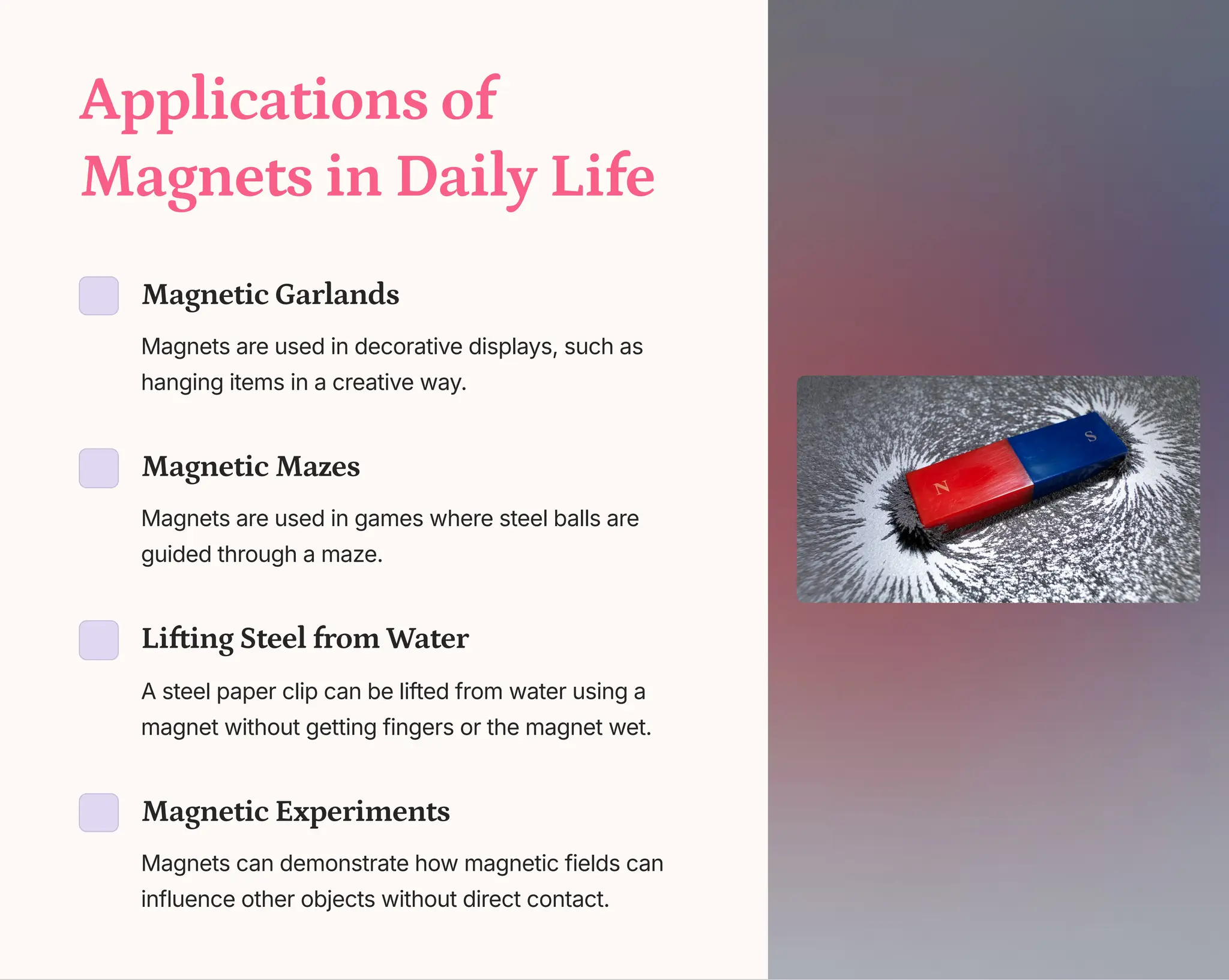 EXPLORING MAGNETS.pdf/6th Science curiosity | PDF