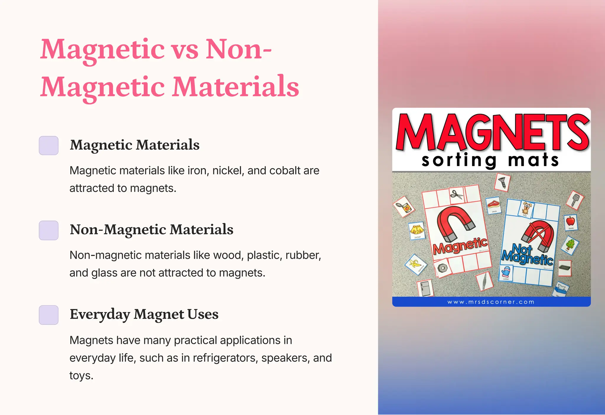 EXPLORING MAGNETS.pdf/6th Science curiosity | PDF