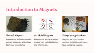 EXPLORING MAGNETS.pdf/6th Science curiosity | PDF