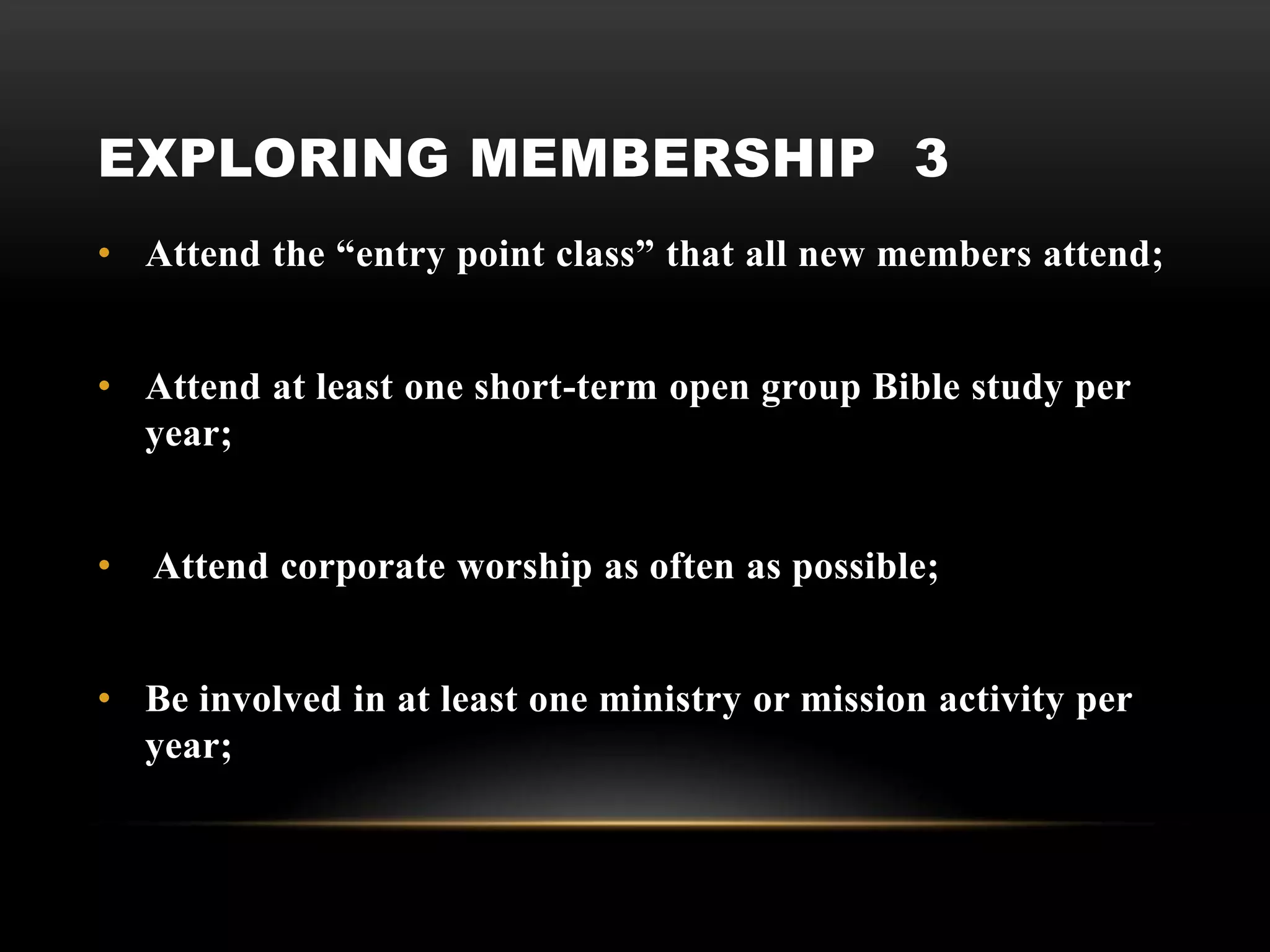Exploring membership 3 | PPT