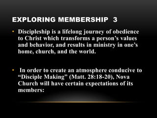 Exploring membership 3 | PPT