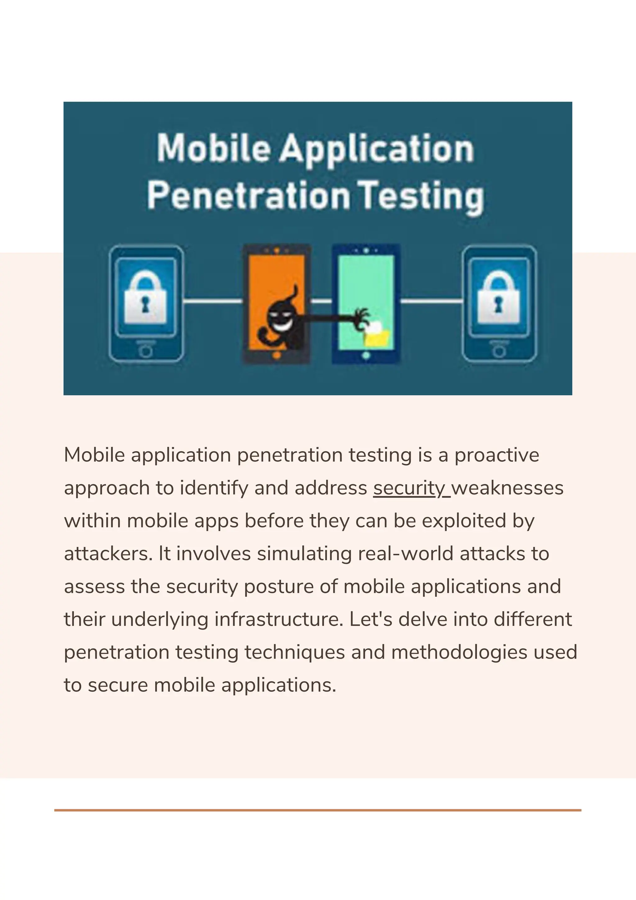 Exploring Mobile Application Penetration Testing Techniques Pdf