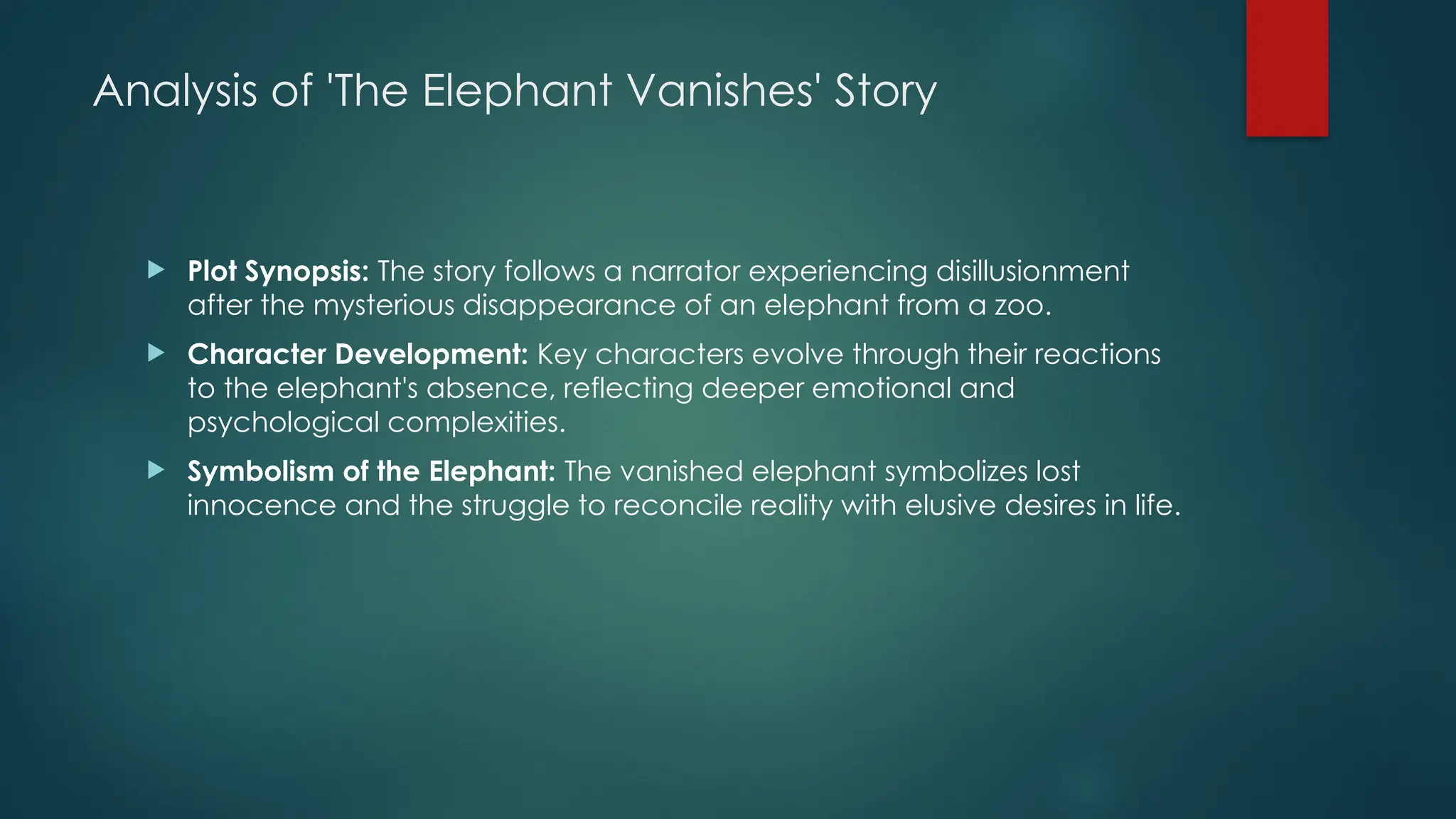 Exploring Murakami's 'The Elephant Vanishes'.pptx
