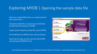 Exploring myob | PPSX